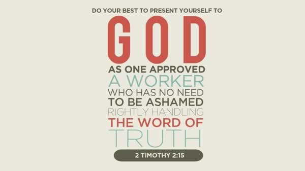 2 Timothy 2:15 Devotional – Search The Bible